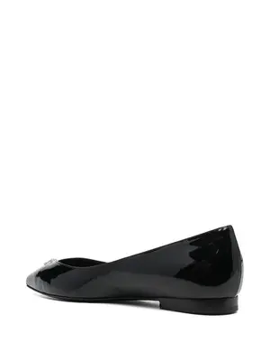 Philipp Plein Skull-stud Ballerina Shoes - Black