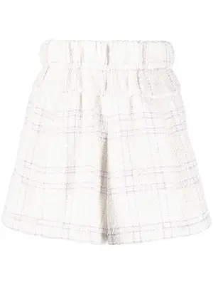 IRO PARIS High-waist Tweed Shorts