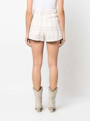 IRO PARIS High-waist Tweed Shorts