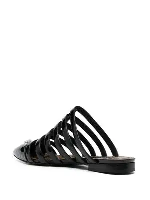 Philipp Plein Vernice Skull-stud Mules