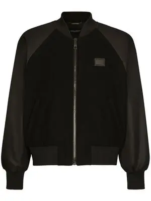 Dolce & Gabbana Logo-tag Bomber Jacket