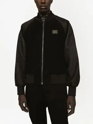 Dolce & Gabbana Logo-tag Bomber Jacket
