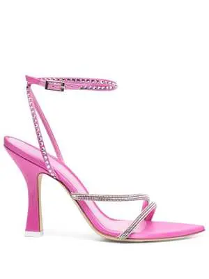 3JUIN Syria 100mm Crystal-embellished Sandals