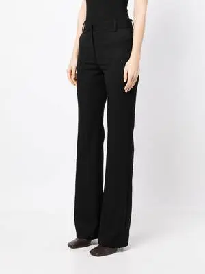 NILI LOTAN Corette Flared Trousers - Black