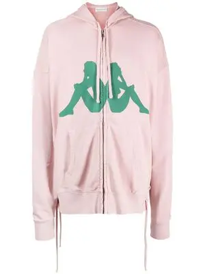 Faith Connexion Logo-print Zip-up Hoodie