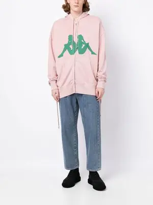 Faith Connexion Logo-print Zip-up Hoodie