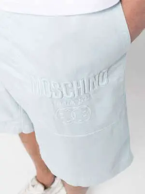 Moschino Embroidered Logo Detail Shorts