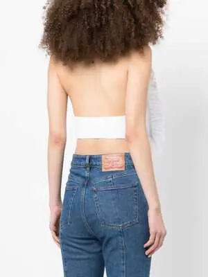 AREA Crystal-embellished Top