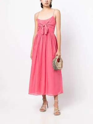 BIRD & KNOLL Bayou Silk Midi Dress