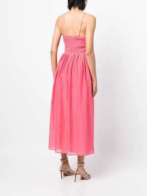 BIRD & KNOLL Bayou Silk Midi Dress