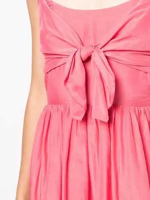 BIRD & KNOLL Bayou Silk Midi Dress