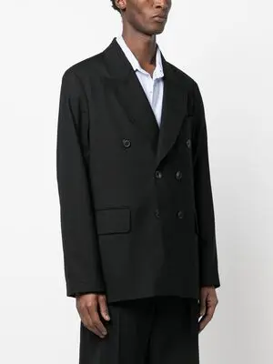 Our Legacy Unconstructed Double-breasted Blazer - Black