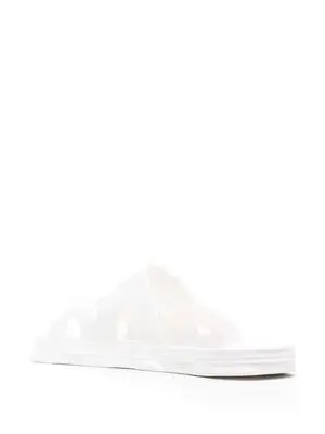 Gcds Logo Slippers - White