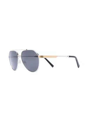 Dolce & Gabbana Pilot-frame Double-bridge Sunglasses