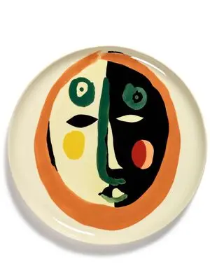 SERAX X Feast Face 1 Serving Plate - White