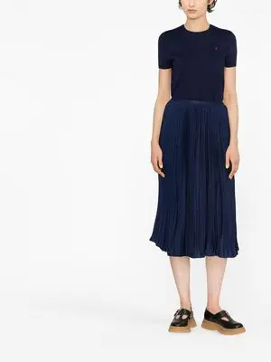 Polo Ralph Lauren Logo-embroidered T-shirt - Blue