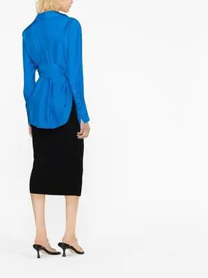 Gauge81 High-low Hem Wrap Shirt