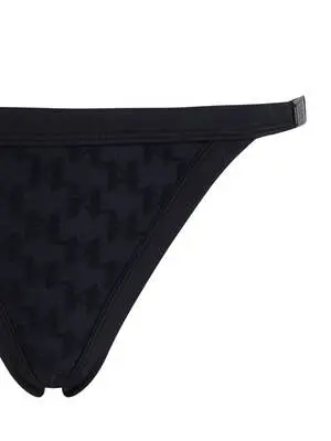 Karl Lagerfeld Kl Monogram Bikini Bottoms
