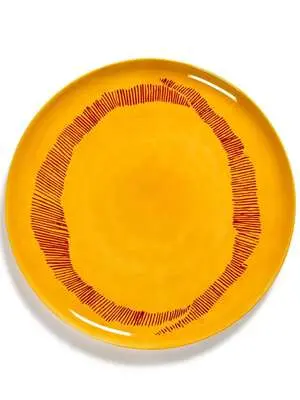 SERAX X Feast Swirly Stripe Ceramic Plate