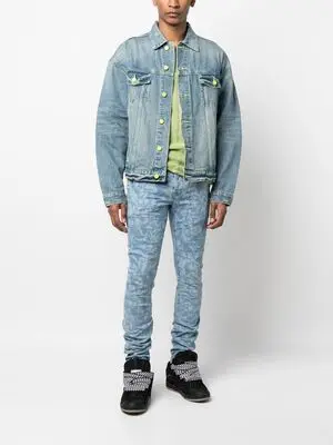 PURPLE BRAND Vintage Washed Denim Jacket
