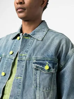 PURPLE BRAND Vintage Washed Denim Jacket