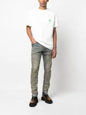 PURPLE BRAND Distressed Slim-fit Jeans