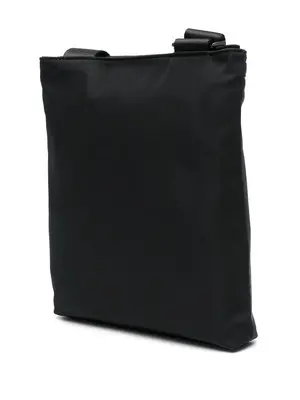 Versace Logo-plaque Messenger Bag - Black