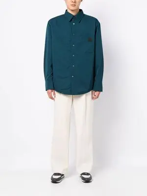 LANVIN Box-pleat Long-sleeved Shirt