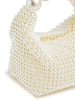 VANINA Beaded Top-handle Bag