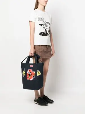 Kenzo Logo-patch Tote