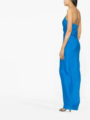 Gauge81 Shiroi Draped Maxi Dress