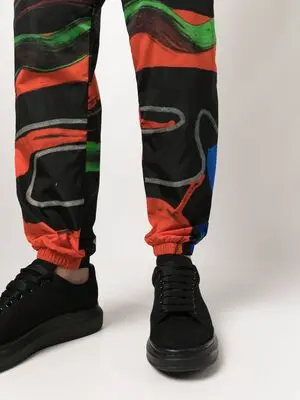 Moschino Abstract-print Track Pants