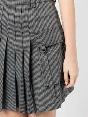 Rokh Pleated Mini Skirt