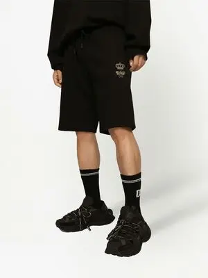 Dolce & Gabbana Embroidered Track Shorts