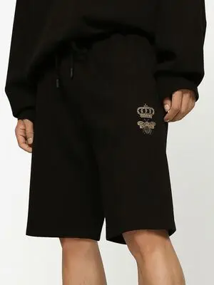 Dolce & Gabbana Embroidered Track Shorts