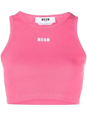 Msgm Cropped Camis Tanks For Women