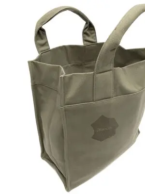 OBJECTS IV LIFE Logo-print Canvas Tote Bag - Green