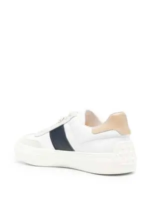 TOD'S Logo-stamp Low-top Sneakers - White