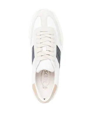 TOD'S Logo-stamp Low-top Sneakers - White