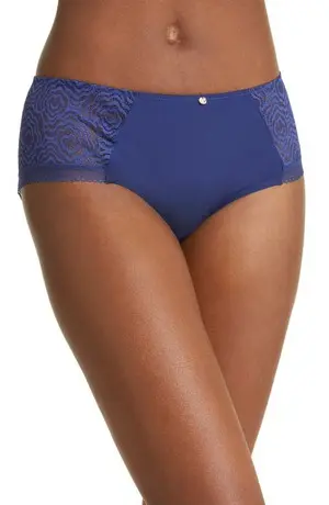 Chantelle C Jolie Hipster Briefs Blue Danube