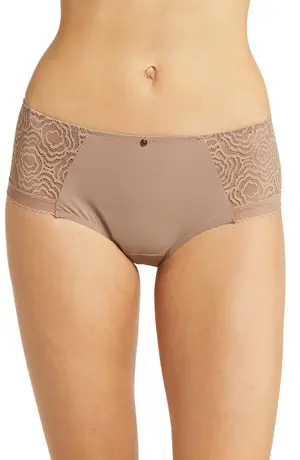 Chantelle C Jolie Hipster Briefs Hazelnut
