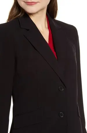 Anne Klein Two-button Stretch Blazer