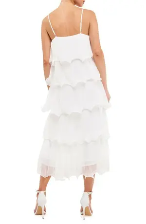 Endless Rose Ruffle Tiered Midi Dress
