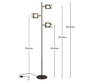 BRIGHTECH Tree 60 In. Led Reading Floor Lamp