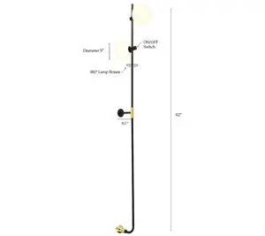 BRIGHTECH Equinox 62 In. Led Wall Lamp