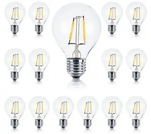 BRIGHTECH Ambience Pro 15 Pack 1w G40 Led Globe Light Bulbs - One-color