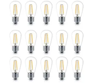 BRIGHTECH Ambience Pro 15 Pack 1w S14 Led Ediso N Light Bulbs - One-color