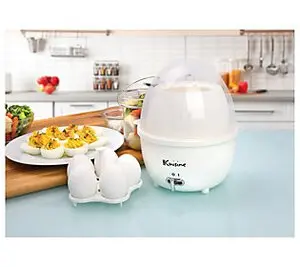 EURO-CUISINE Euro Cuisine Electric Egg Cooker & Steamer