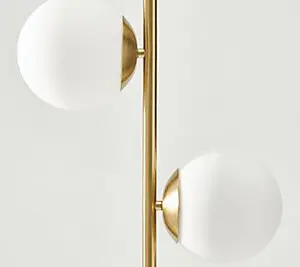 BRIGHTECH Sphere 65' Antiqued Brass Led Floor L Mp