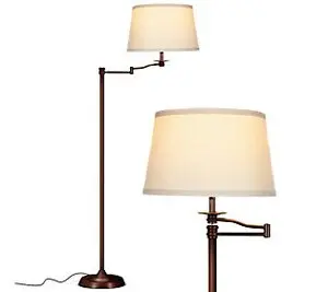 BRIGHTECH Caden 62'h Led Swing Arm Floor Lamp - One-color